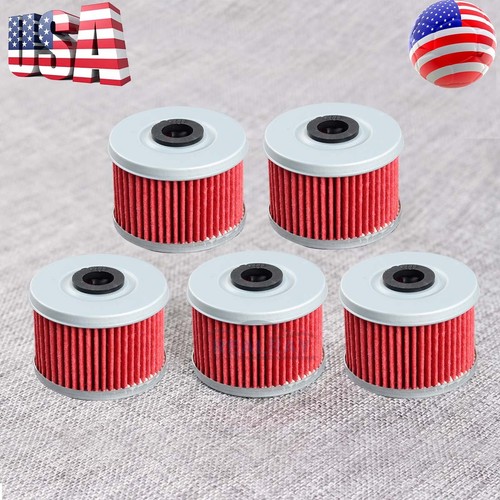 5pcs Oil Filter Filters for Kawasaki KFX450R Polaris Outlaw 500 ...