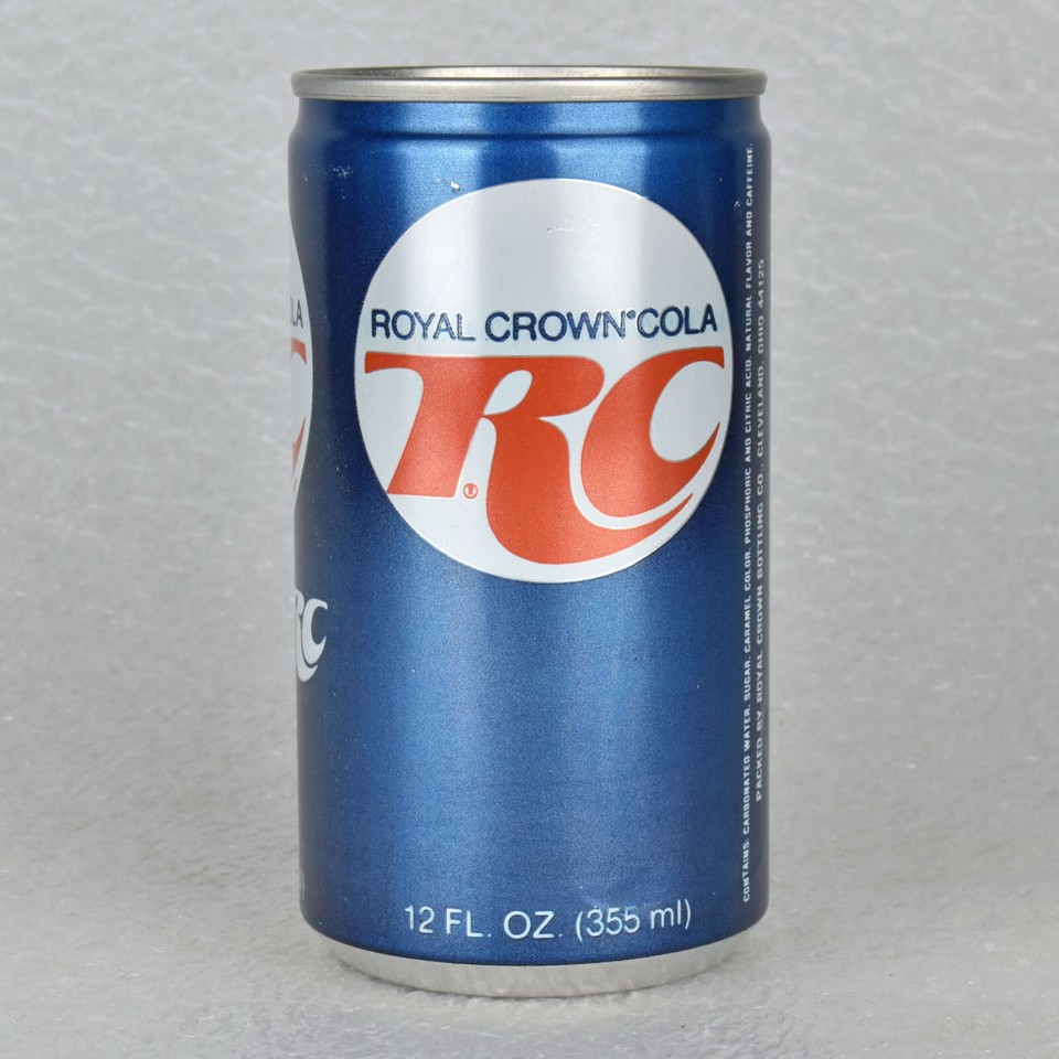 VTG 1980s Royal Crown RC Cola Soda Pop Can 12oz (355ml) Aluminum ...