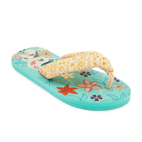 Disney Store Flip Flops Frozen Doc Belle Moana Elsa Minnie Mouse ...
