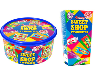 Swizzels Party Sweets Bundle Tub & Carton Box Stocking Filler Sweets ...