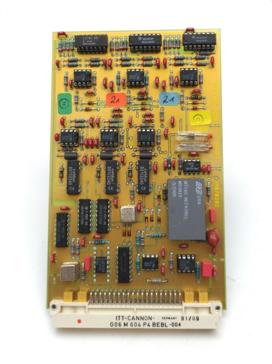 Polytec VM301-6000e Laser Vibrometer PLL Velocity Decoder Board, OVD-01 ...