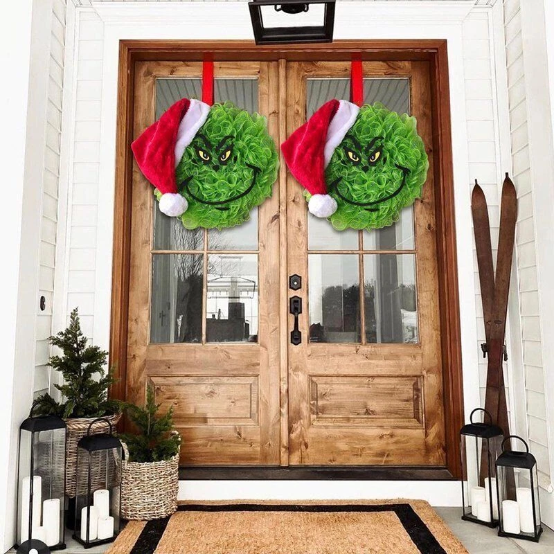 Grinch Christmas Door Decorations