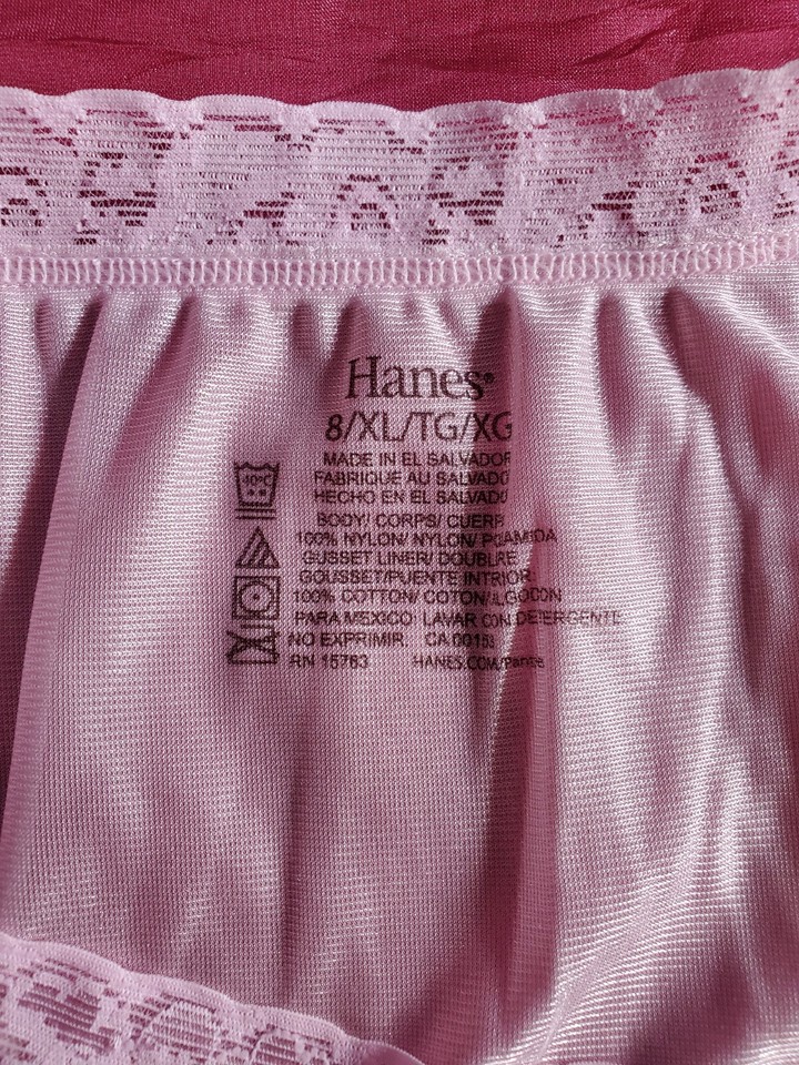 Vtg Sheer Panties Shiny Silky Lace Nylon Gusset Sz 8XL Sissy Sexy ...