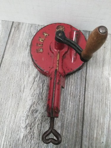 VTG. GERMANY GEKA CAST IRON BEAN, VEG, HAND CRANK CUTTER GRINDER ...