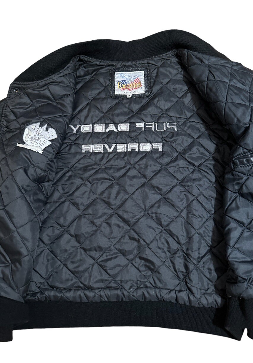 Vintage 99’ Puff Daddy Forever Bad Boy Ent. Excelled Varsity Wool ...