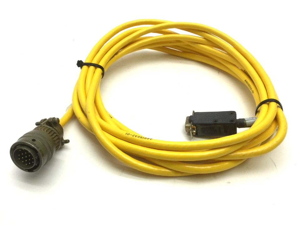 Parker 71-15018-15 Motor Encoder Feedback Cable, MS Round 18-Pin, 15 ...