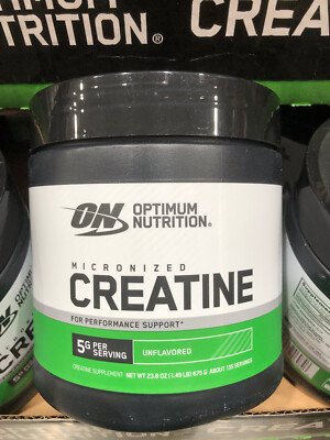 CREATINE POWDER Optimum Nutrition Micronized Unflavored 135 Servings 1. ...