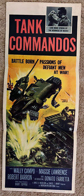 TANK COMMANDOS 1959 MOVIE POSTER 14x36 DONATO FARRETTA ROBERT BARRON | eBay