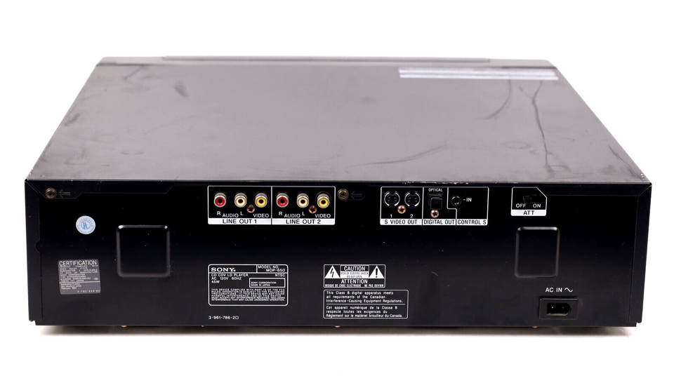 TESTED Sony MDP-650 Laser Disc Player (No Display) o449 | eBay