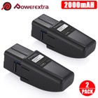 (Qty 2) 7.2V 2000mAh RU-RBG Vacuum battery for Ontel Swivel Sweeper G1 ...