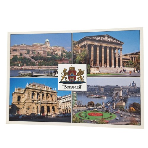 Postcard Budapest Buda Castle Clark Adam Square Hungary Panoramic View ...