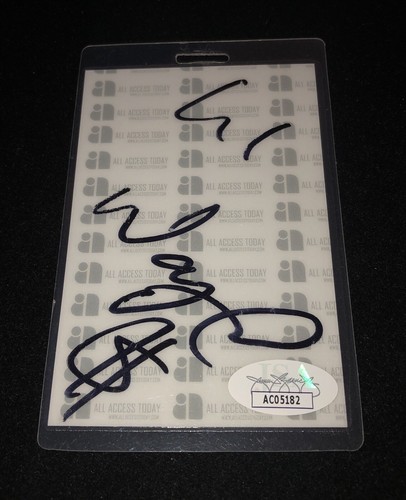 Lil Wayne Autograph Signed 2008-09 Tour Badge Slabbed JSA COA Auto ...