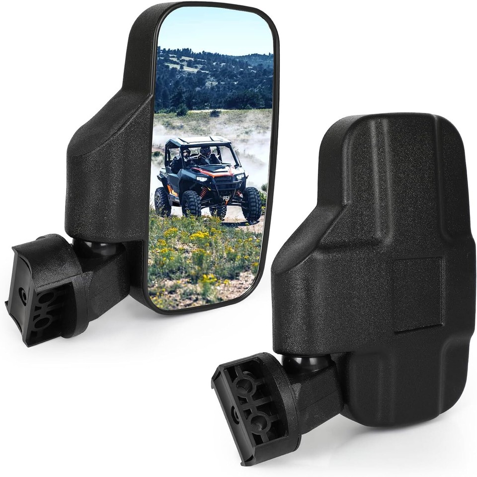 2Pcs Side Rear View Mirrors For 2016-2024 Can-Am Defender Maverick ...