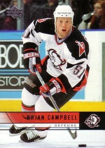 #26 Brian Campbell - Buffalo Sabres - 2006-07 Upper Deck Hockey | eBay