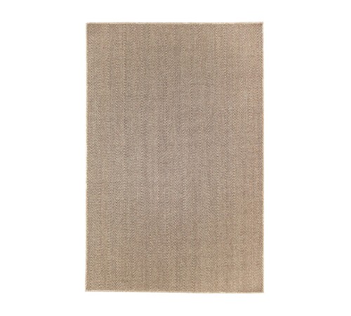 Pottery Barn Custom Chevron Weave Sisal Rug 7' x 5' - Linen | eBay