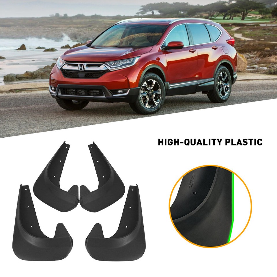 4PCS EVA Plastic Wearing Mud Flaps Splash Guards Fit For Car Front ...