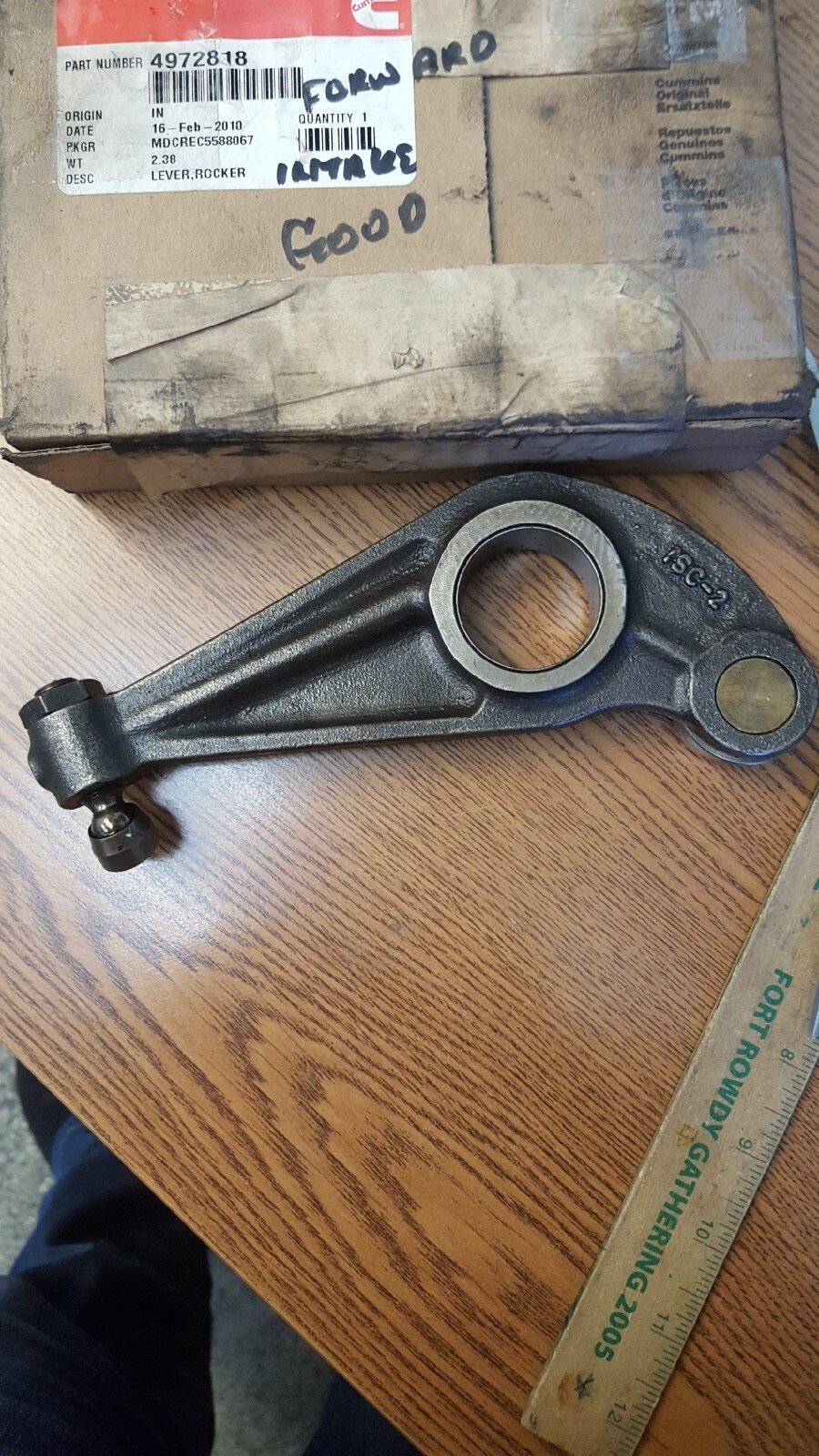 OEM Cummins QSX ISX Lever Rocker P/n 4972818 for sale online | eBay