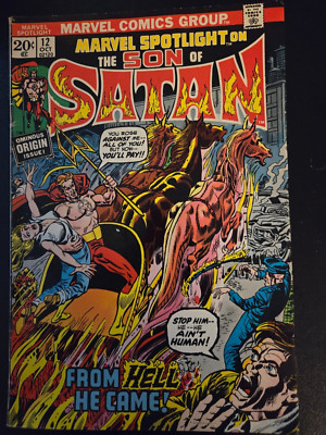Marvel Spotlight #12 Son of Satan (Marvel Oct 1973) + 4, 5, 7, 8 Son of ...