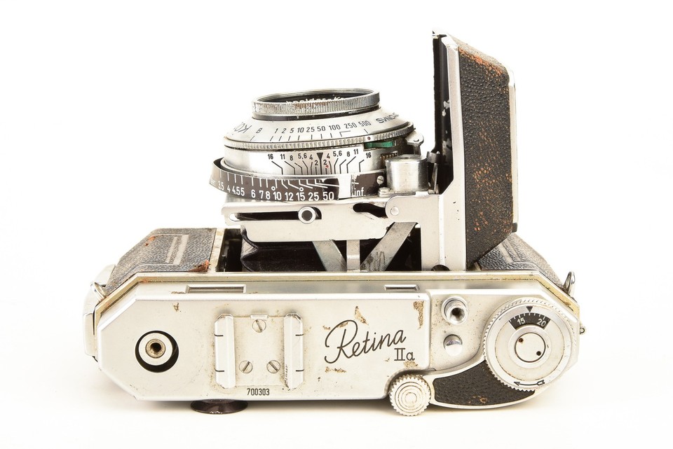 Kodak Retina IIa 35mm Rangefinder Camera with Xenon 50mm f2 Lens AS-IS ...