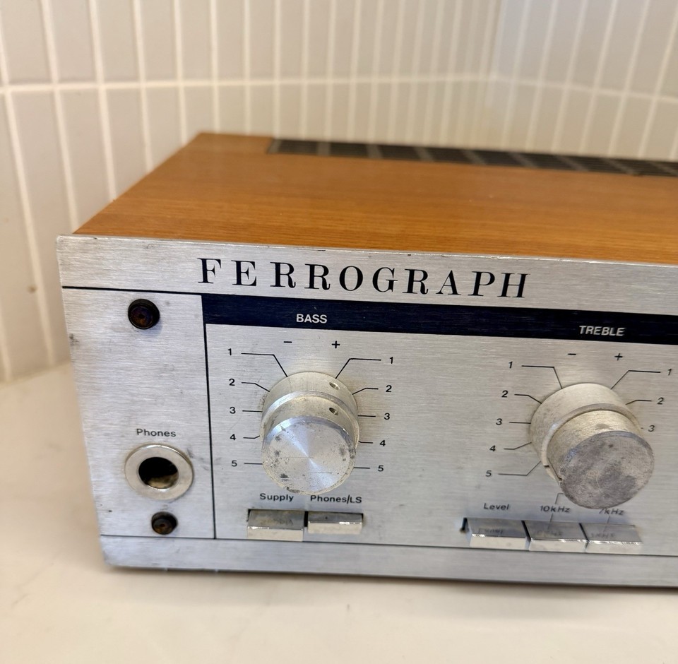 1968-1974 Vintage Ferrograph Amplifier 20+20-78 (F307) Made In England ...