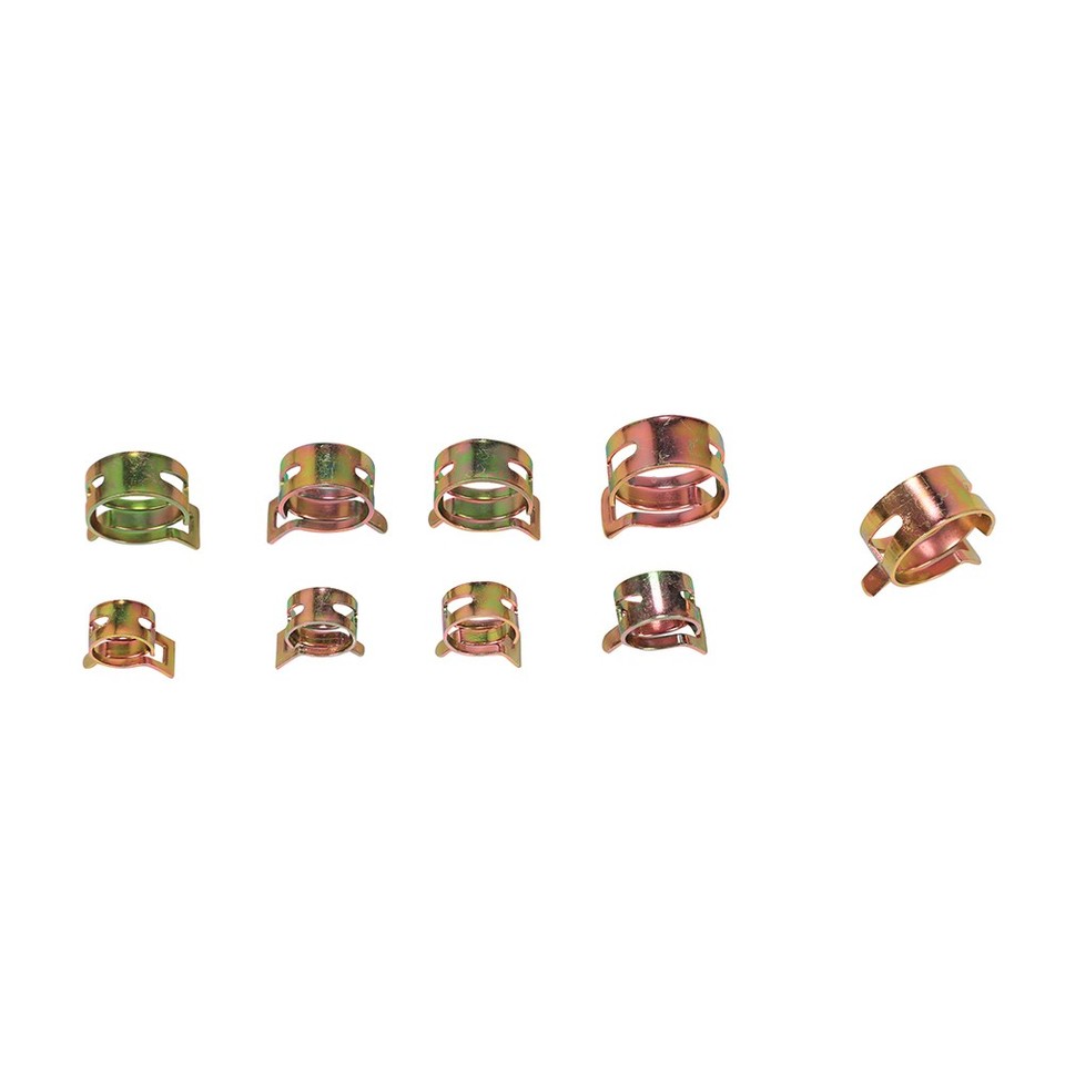 115X Hose Spring Clamps 6-22mm Fastener Fuel Water Line Pipe Air Tube ...