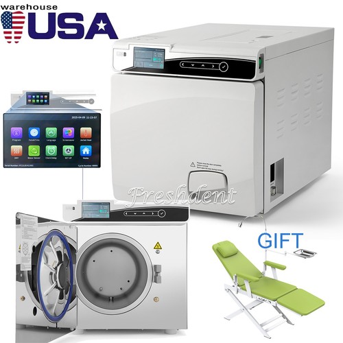 22L Dental Class B Medical Autoclave Vacuum Steam Sterilize With ...