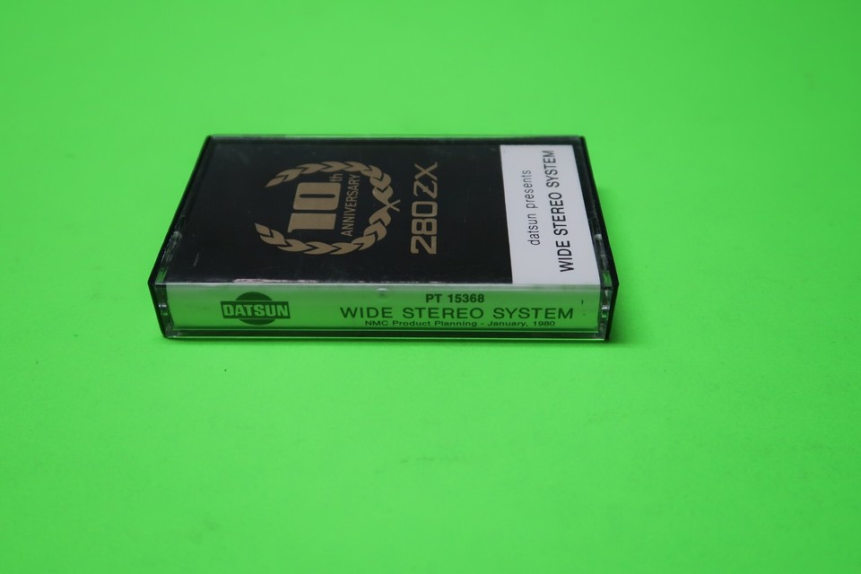 NISSAN / DATSUN 280ZX 10TH ANNIVERSARY WIDE STEREO CASSETTE TAPE | eBay