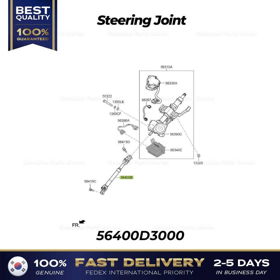 ⭐Genuine⭐ Steering Joint 56400D3000 for Hyundai Tucson Kia Sportage | eBay