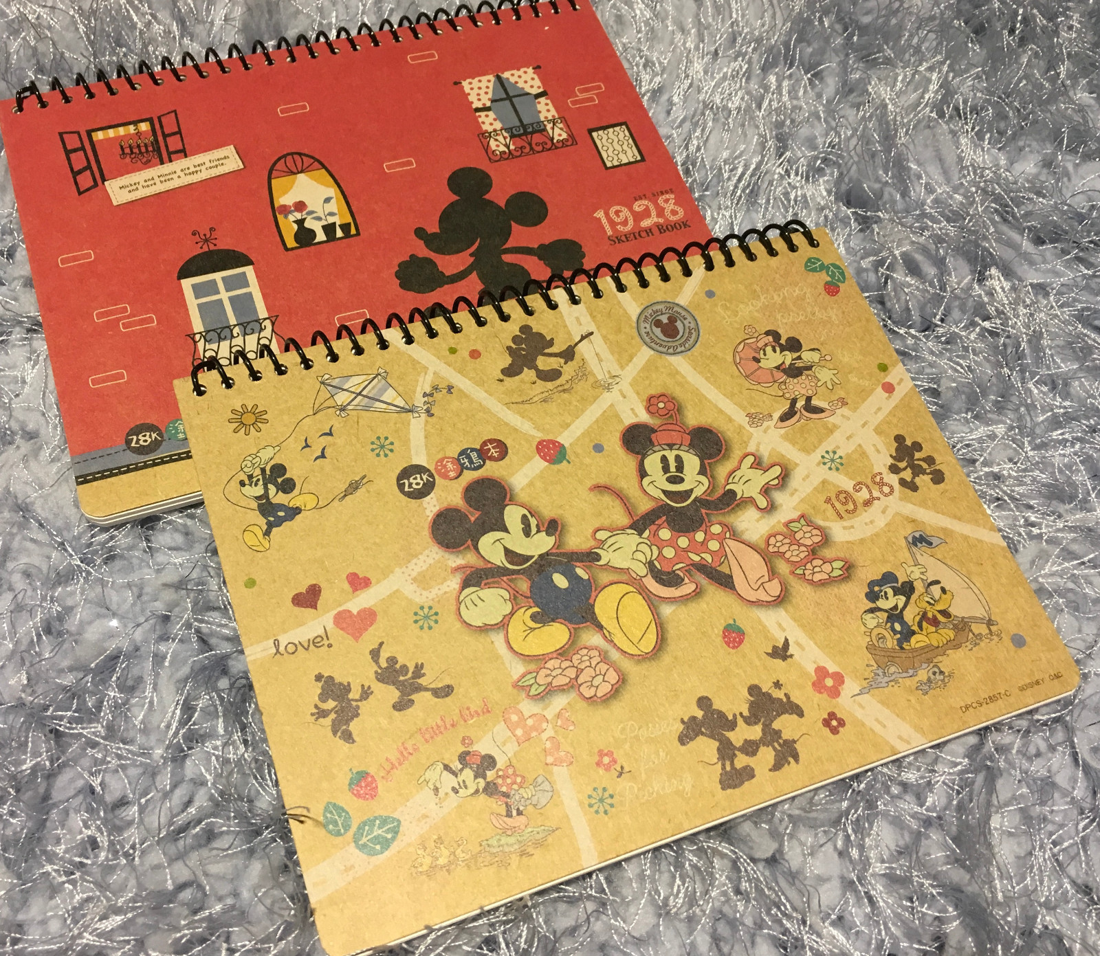 Disney Mickey Mouse Sketch Book Minnie Drawing Schedule Diary Note ...