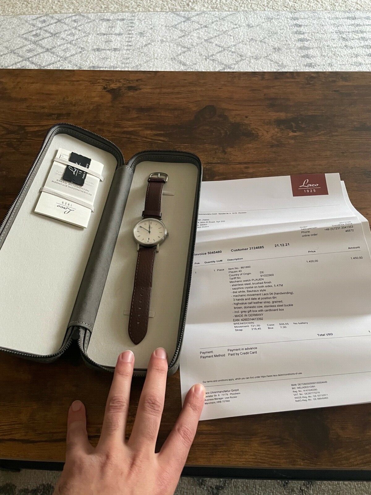 LACO Mechanic Watch Plauen 40 **$550 OFF!** | eBay