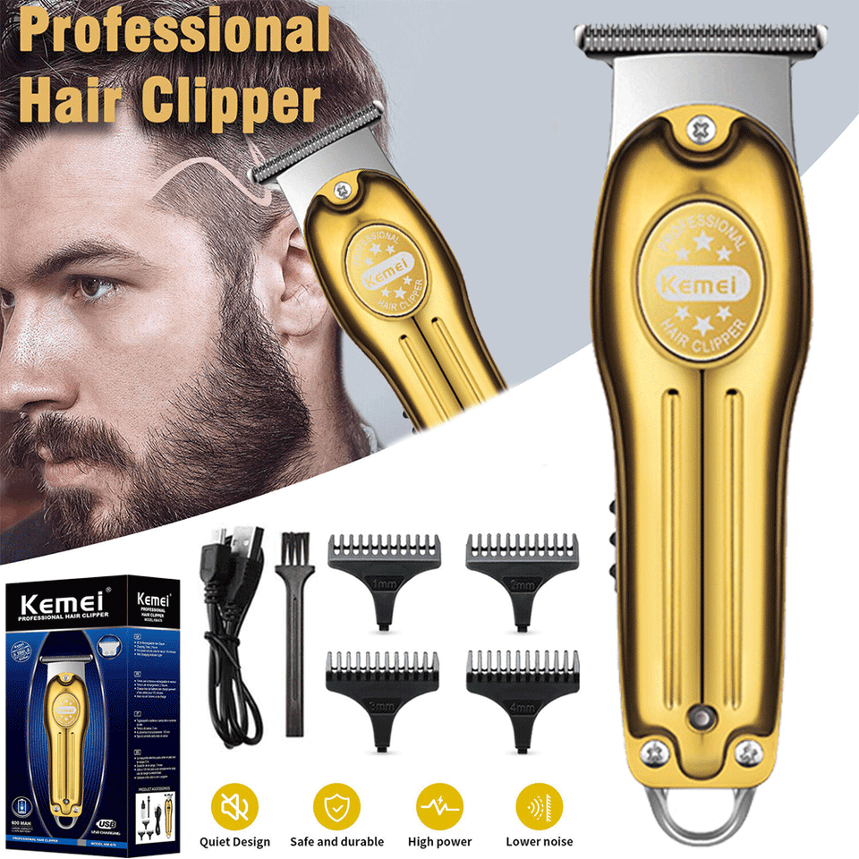 KEMEI 1926 Professional Hair Clipper Trimmer Barber Cordless Shaving Cutting KIT | eBay