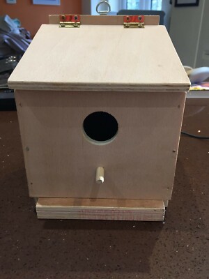 Garden Bird Box Kit, Square Nesting Box Kit Birdhouse DIY Project, Kids ...