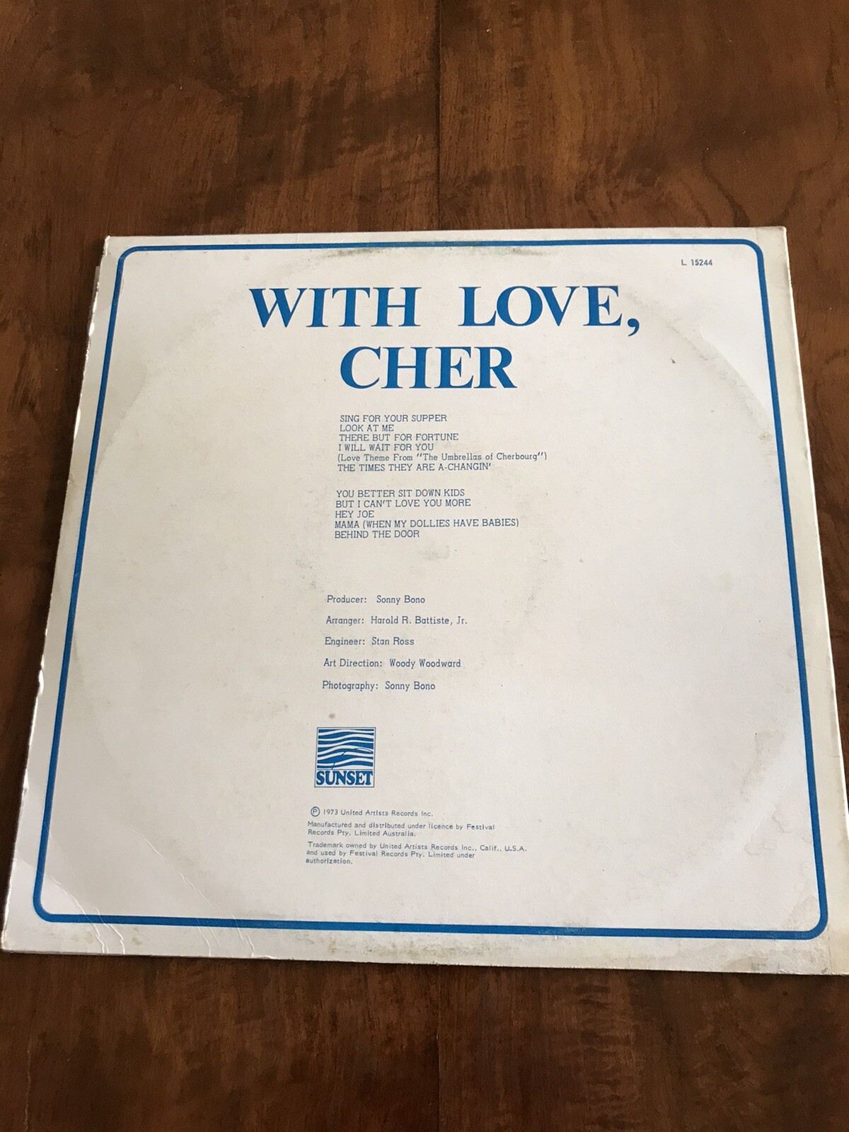 Cher - With Love | eBay