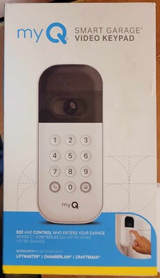 Chamberlain VKP1-MYQ myQ White Smart Garage Video Keypad - BRAND NEW ...