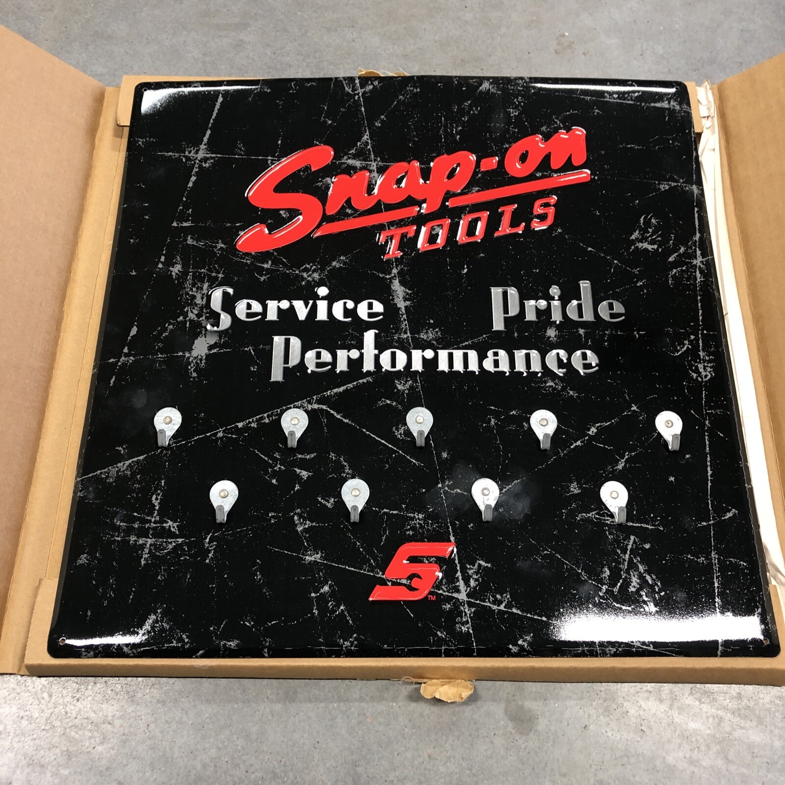 Snapon Tools Stamped Metal Key Holder Board NIB Snapon | eBay