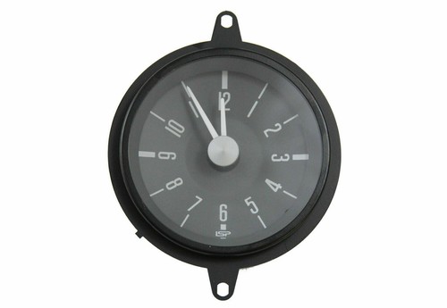 VW TYPE 2 BUS 1973-1974 BAYWINDOW CLOCK FOR DASH CLUSTER GREY FACE 12V ...