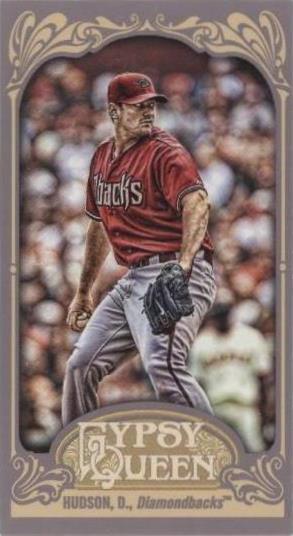 2012 Topps Gypsy Queen - Daniel Hudson #287 Mini Gypsy Queen Back for ...