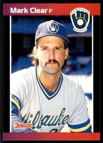 1989 Donruss Mark Clear Milwaukee Brewers #528 | eBay