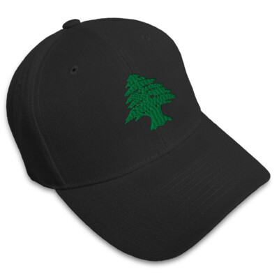 Baseball Cap Lebanon Flag Tree Seal Embroidery Dad Hats for Men & Women ...