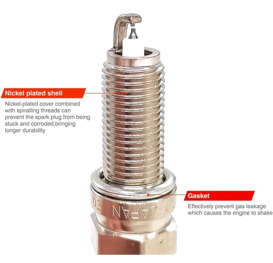 OEM Genuine Iridium Spark Plugs 1884711160 QTY:4 for Hyundai Sonata ...