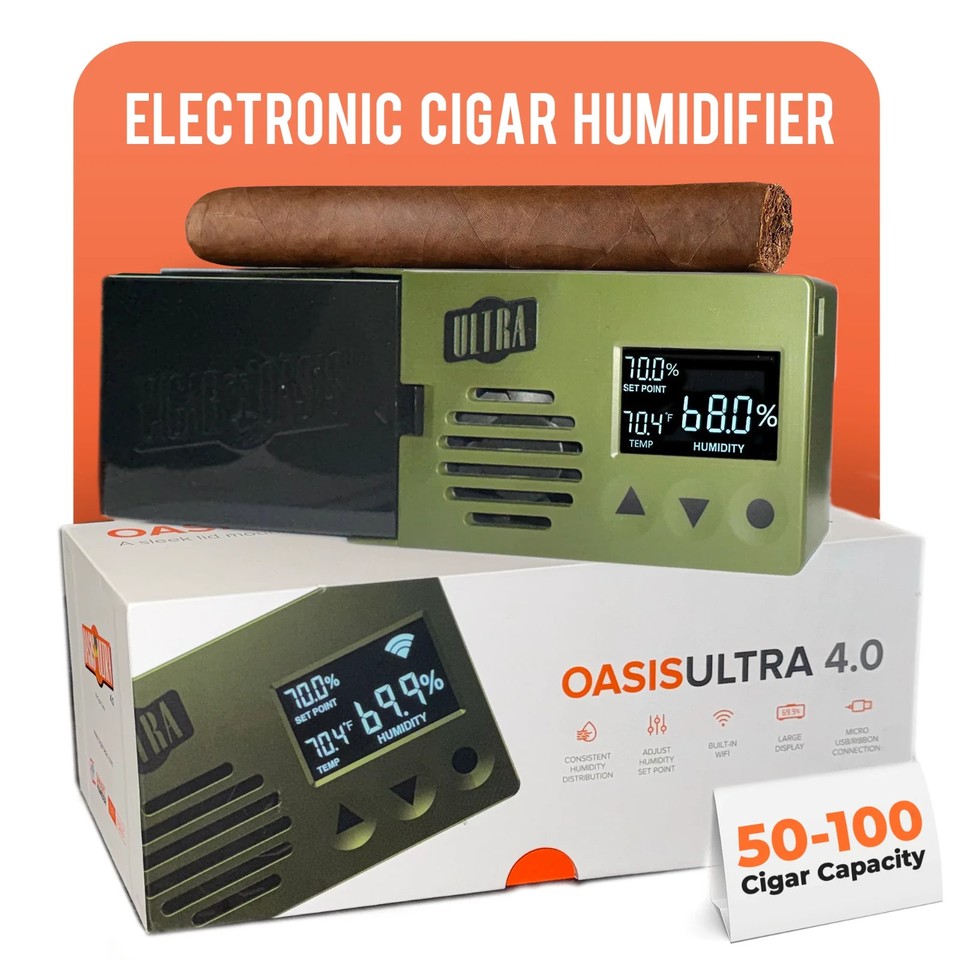 Cigar Oasis Ultra 4.0 Electronic Humidifier Authorized Dealer Latest ...