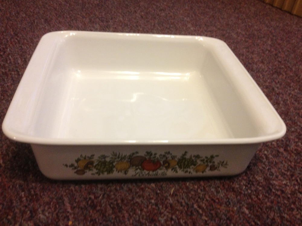 Corning Ware SPICE O' LIFE 8x8x2 in Cake Pan Baking Dish P-322 "L ...
