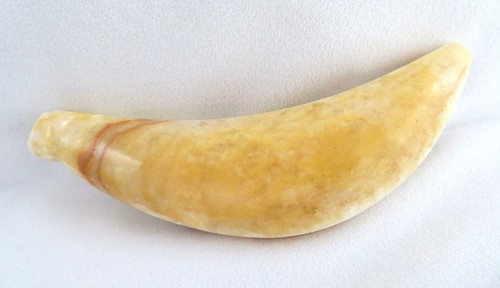 Vintage Italian Yellow Banana Alabaster Marble Stone Fruit | eBay
