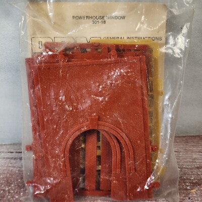 WOODLAND DPM 30118 HO POWER HOUSE WINDOW Modular Train Building Kit | eBay