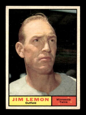 1961 Topps #450 Jim Lemon Minnesota Twins EX Baseball Card *I65 | eBay