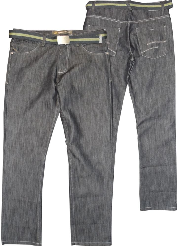 RAPHAEL VALENCINO EXTRA TALL INDIGO BLUE BELTED JEANS(RV-114)WAIST 32 ...