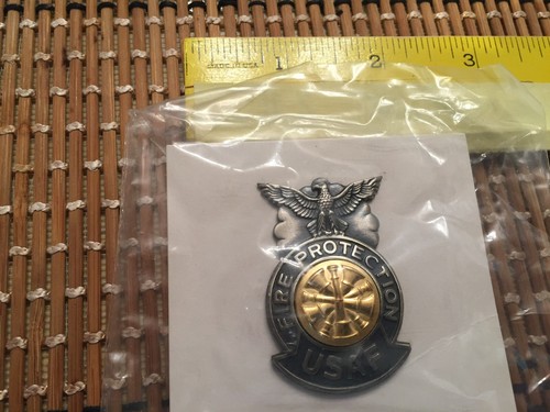 USAF Fire Protection Fire Chief Badge (Mini Badge) | eBay