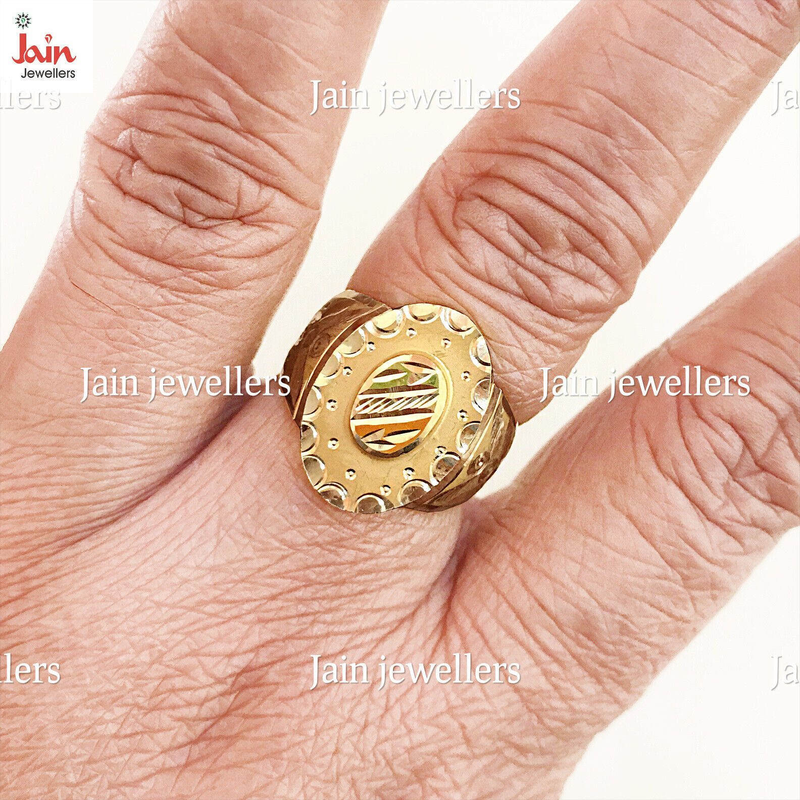 18 Kt, 22 Kt Hallmark Real Solid Yellow Gold Men'S Ring Size 8 9 10 11 ...