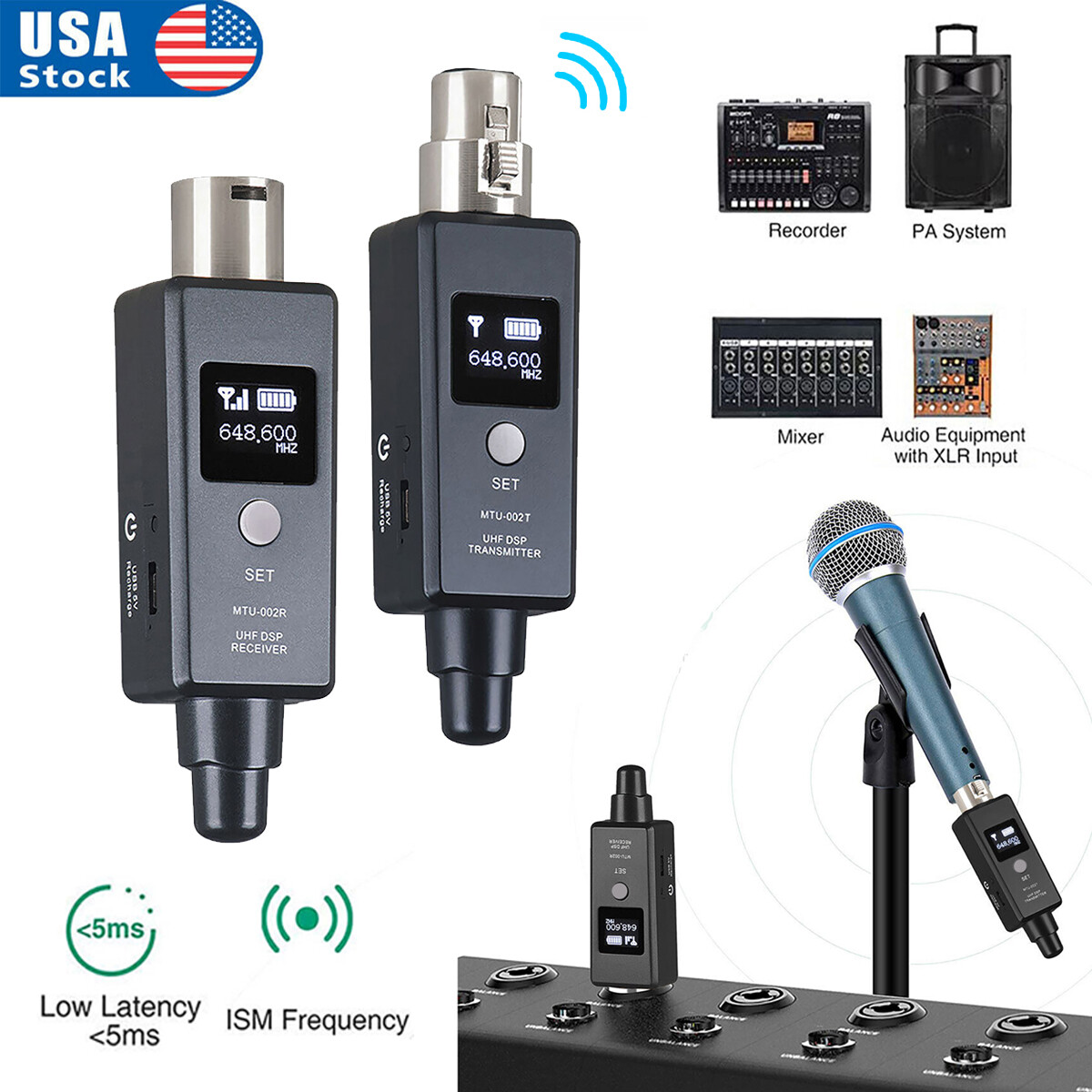 Bluetooth Wireless Microphone System