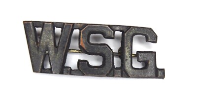 RARE pre WWI 1902 Pattern Washington State Guard OFFICER COLLAR ...